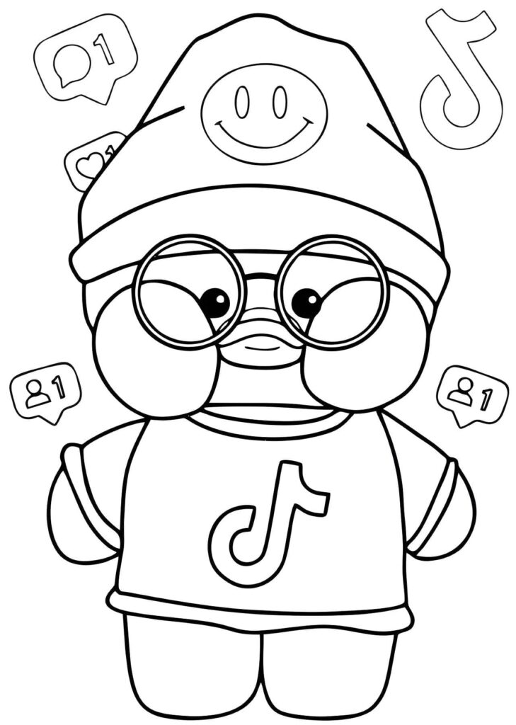 Desenhos do Paper Duck para imprimir e colorir - Mr Desenho