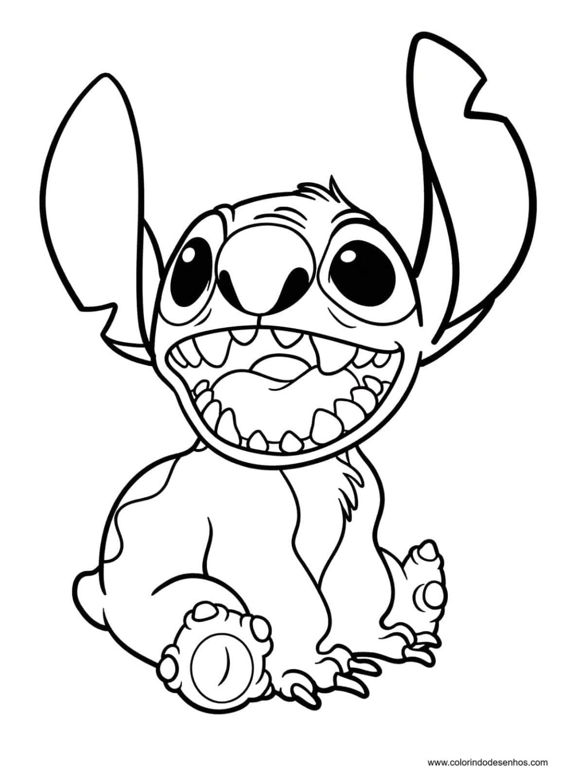 Desenhos de Lilo e Stitch para colorir e imprimir - Mr Desenho