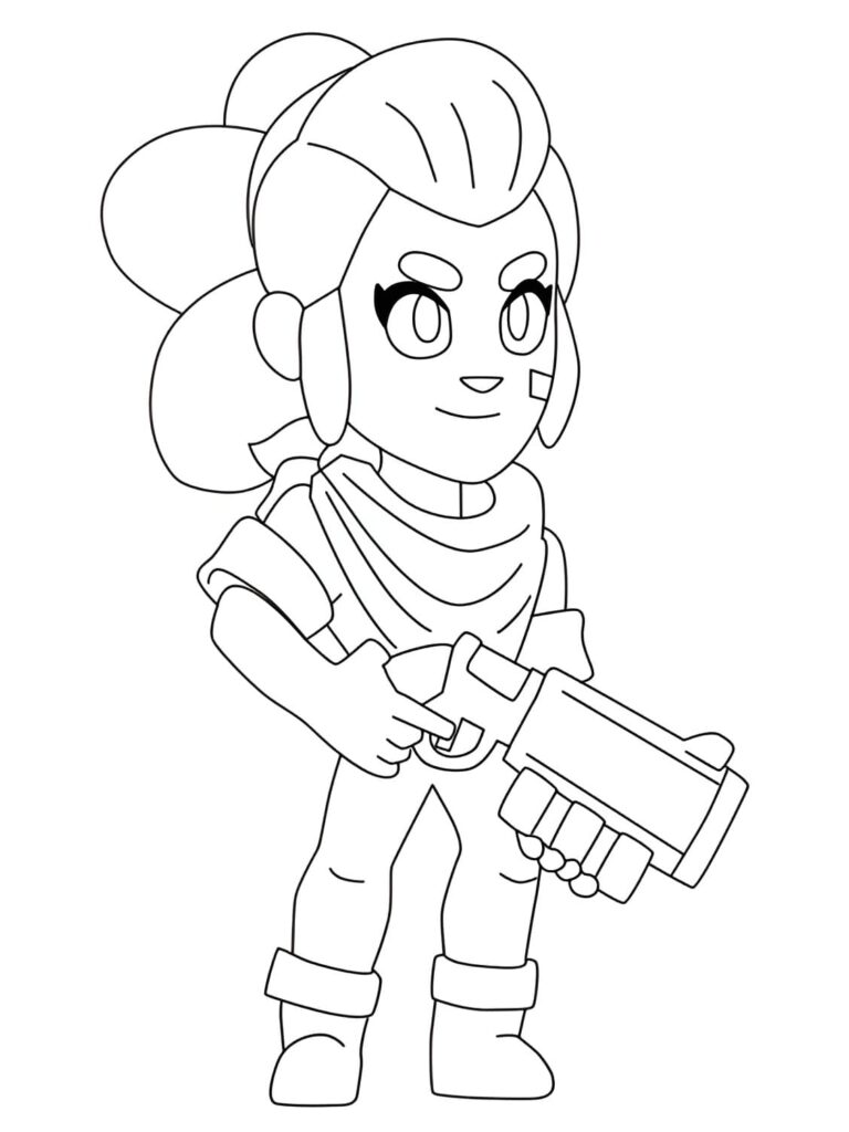 Desenhos de Brawl Stars para imprimir e colorir - Mr Desenho