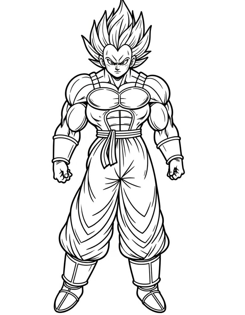 Desenho do vegeta para colorir - Mr Desenho
