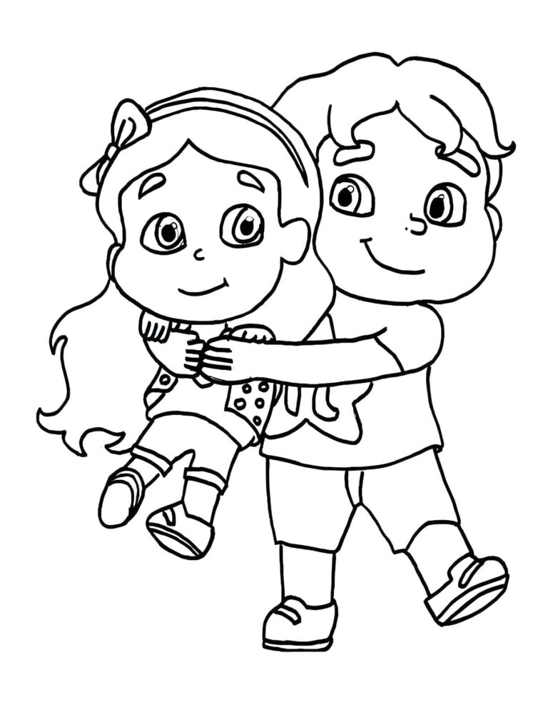 Desenhos de Maria Clara e JP para imprimir e colorir - Mr Desenho